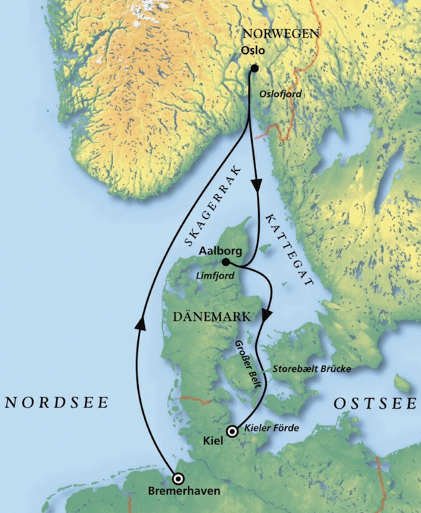 MS Amadea 15.08.2027 - Schnupper-Cruise 1 nach Oslo und Aalborg, AMA548