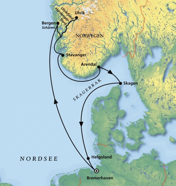 MS Amadea 22.05.2027 - Frühlingsfahrt zu Schären und Fjorden, AMA541