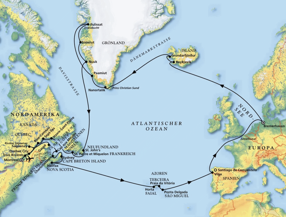 MS Amadea 23.08.2027 - Die große Grönland-Kanada-Reise, AMA550