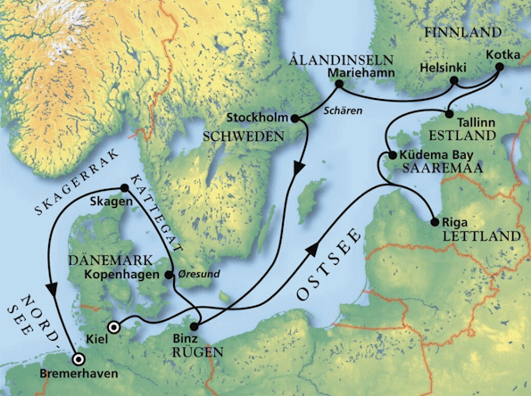MS Amadea 28.06.2027 - Zauber der Ostsee, AMA545