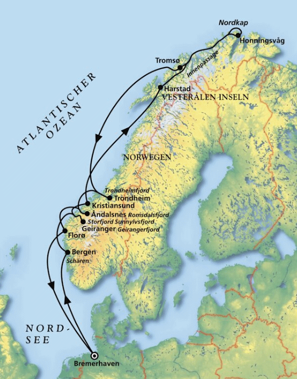 MS Amadea 13.06.2027 - Frühsommer im Fjordparadies, AMA543